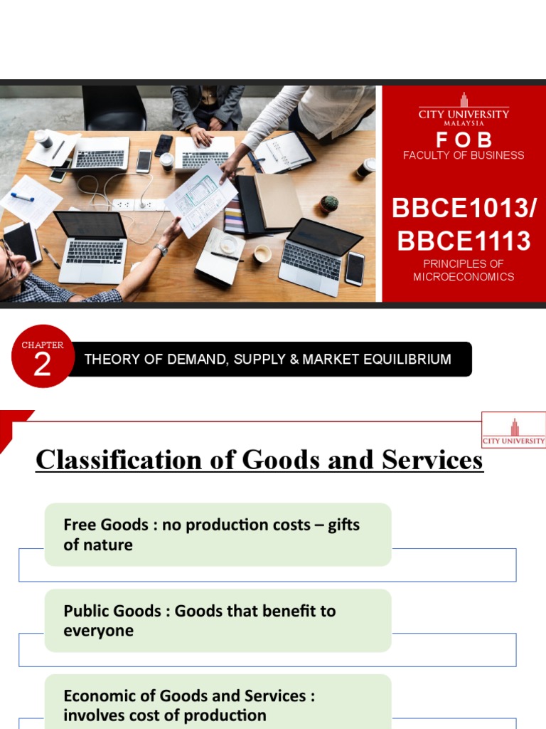FOB Faculty Microeconomics Chapter | PDF | Supply And Demand | Economic Surplus