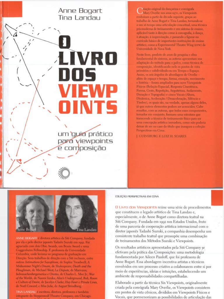 Anne Bogart e Tina Landau - O Livro Dos Viewpoins, Um Guia Prático Para ...