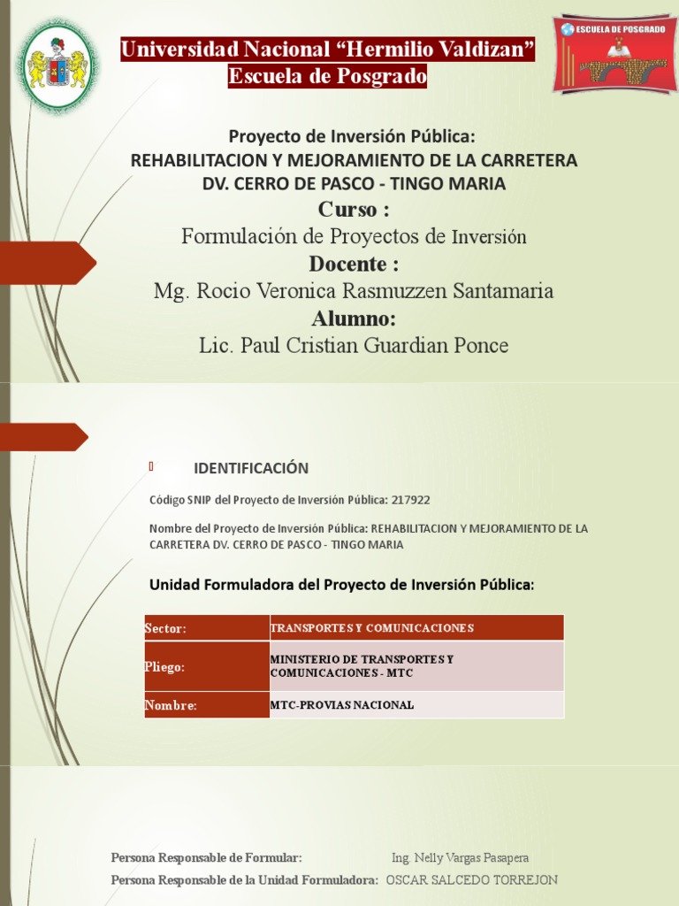 Proyecto de Inv Publica 2 | PDF | Evaluación de impacto ambiental | Economias
