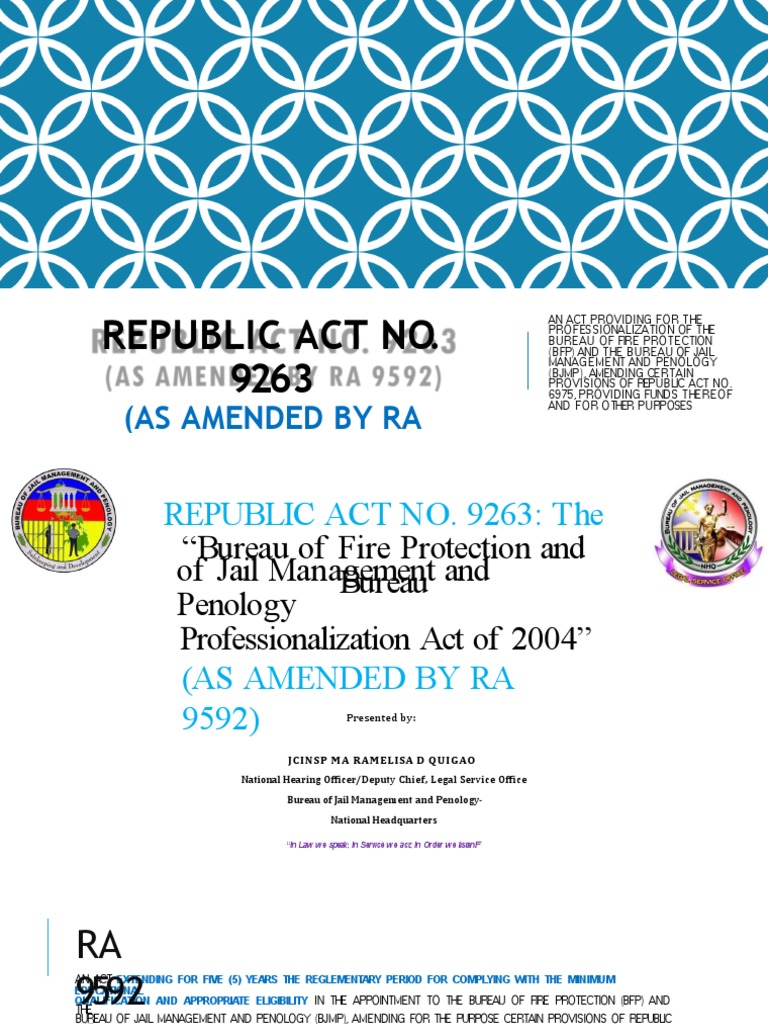 Republic Act No 6973 Ra 9592 | PDF | Inspector | Government
