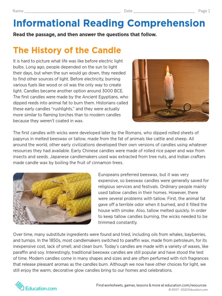 Candle | PDF | Candle | Wax