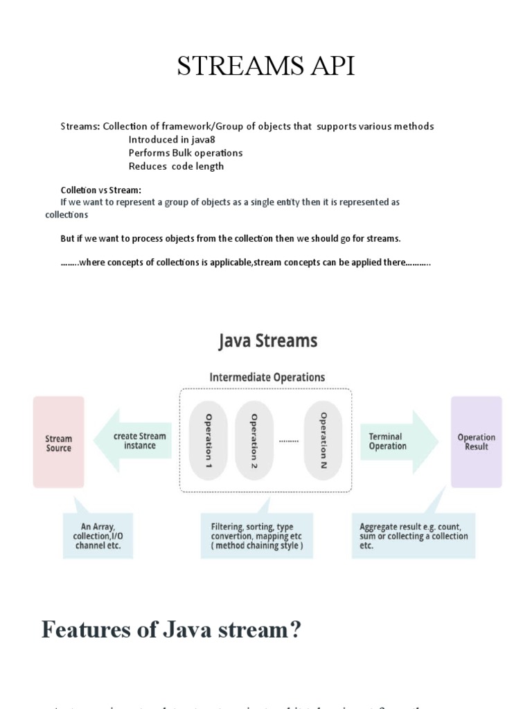 Streams Api Pdf Data Type Parameter Computer Programming