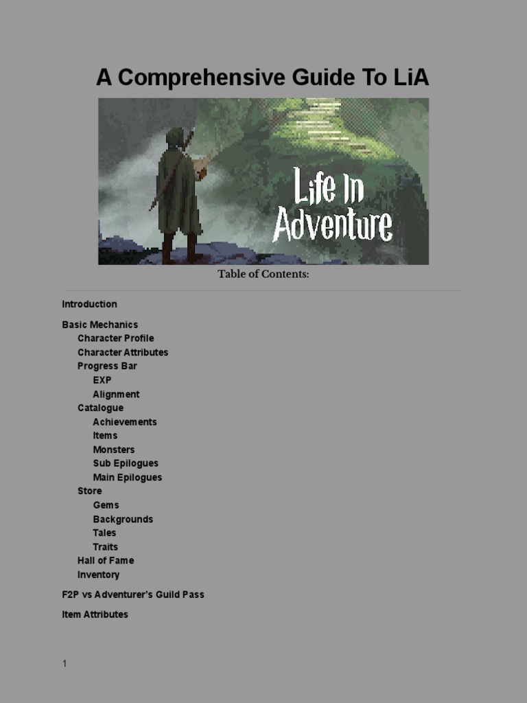 A Comprehensive Guide To Lia En Pdf