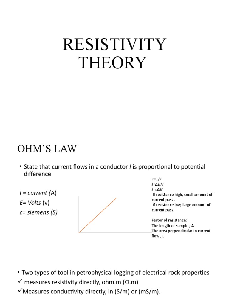 Resistivity Log | PDF