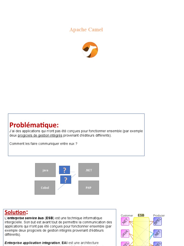 Apache Camel | PDF | Architecture de logiciel | Développement de logiciel