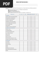 Weiss Symptom Record II WSR II Checklist Automatic Scoring Report ...