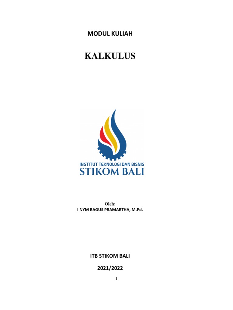 Kalkulus 1 | PDF