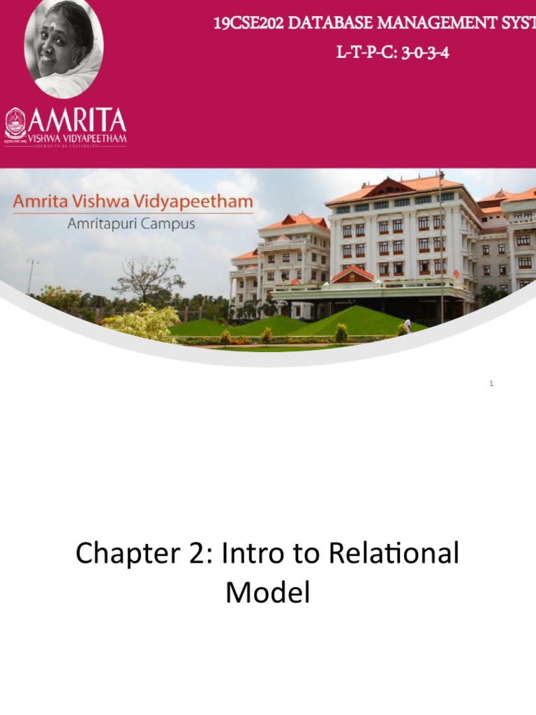 Introduction to the Relational Model: Keys, Attributes, and ... Introduction to the Relational Model: Keys, Attributes, and ...