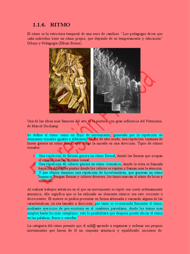 Ritmo y Equilibrio en el Arte Visual | PDF | Ritmo | Simetría