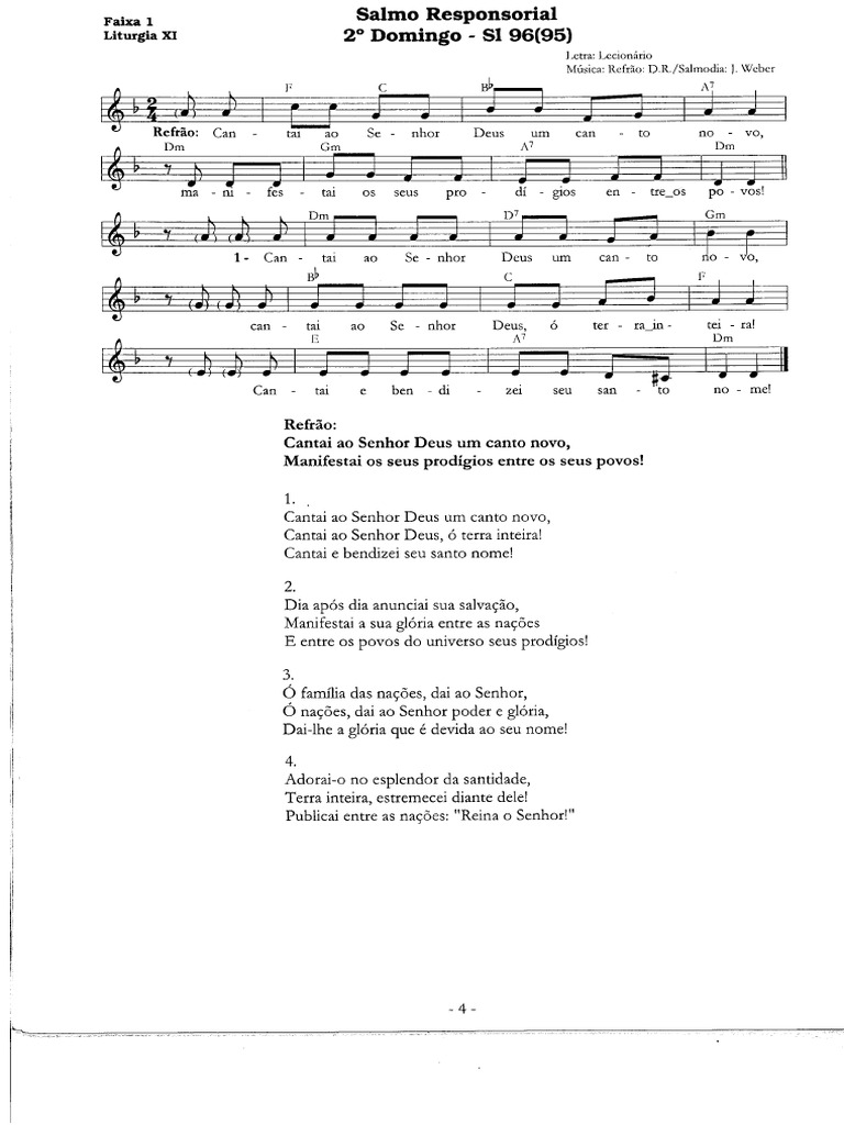 Salmo Responsorial | PDF