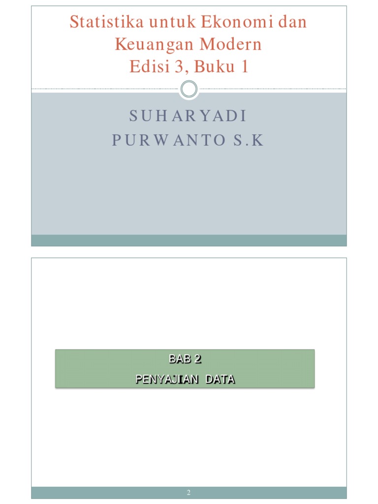 Penyajian Data | PDF