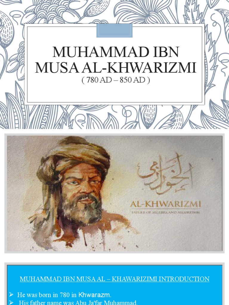 Muhammad Ibn Musa Al-Khwarizmi | PDF