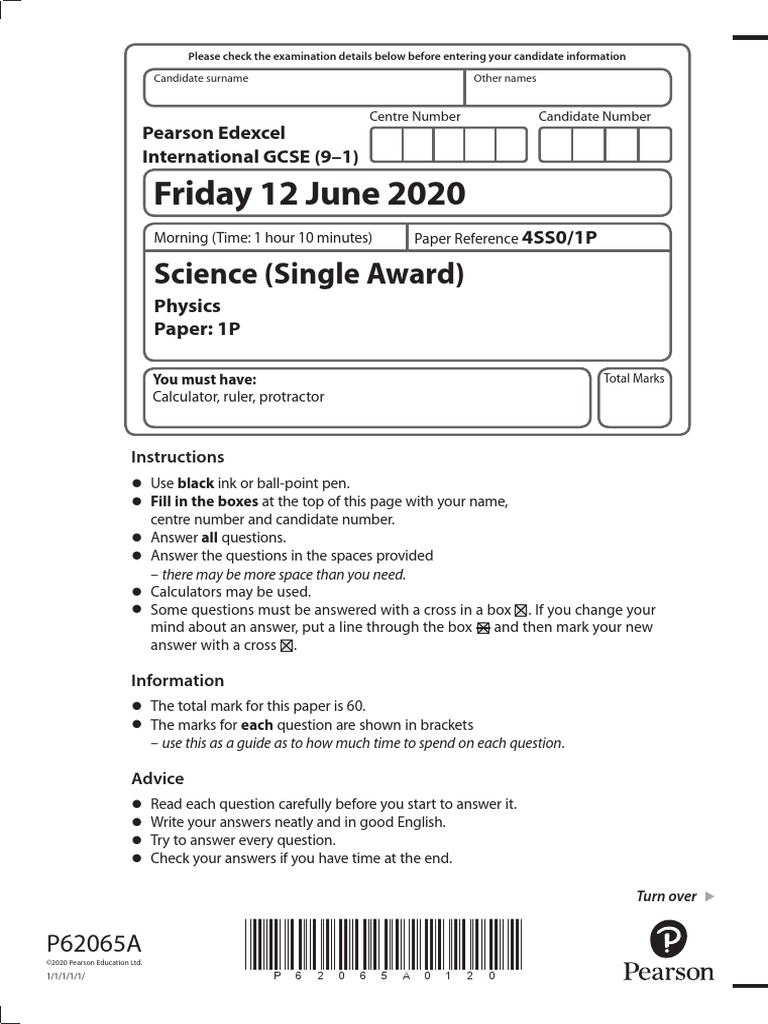 2020 Nov Physics QP | PDF | Resistor | Electricity