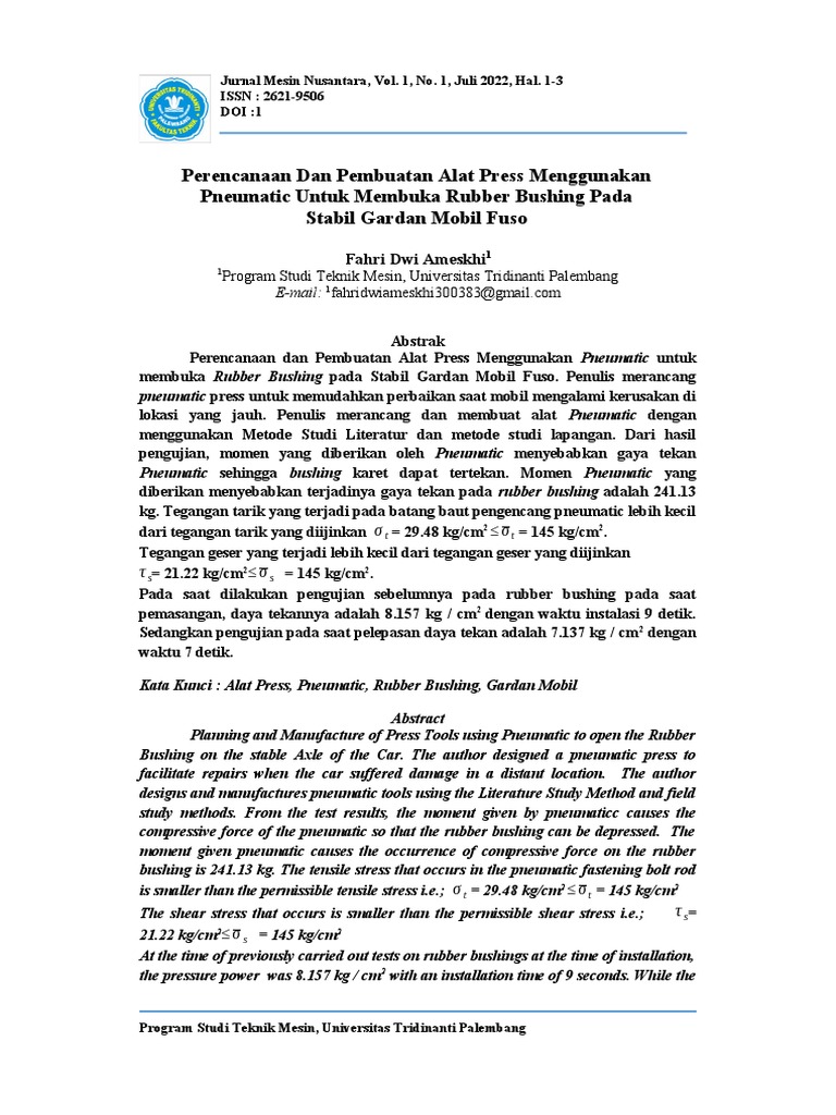 Jurnal Fahri Dwi Ameskhi 1802220519 | PDF