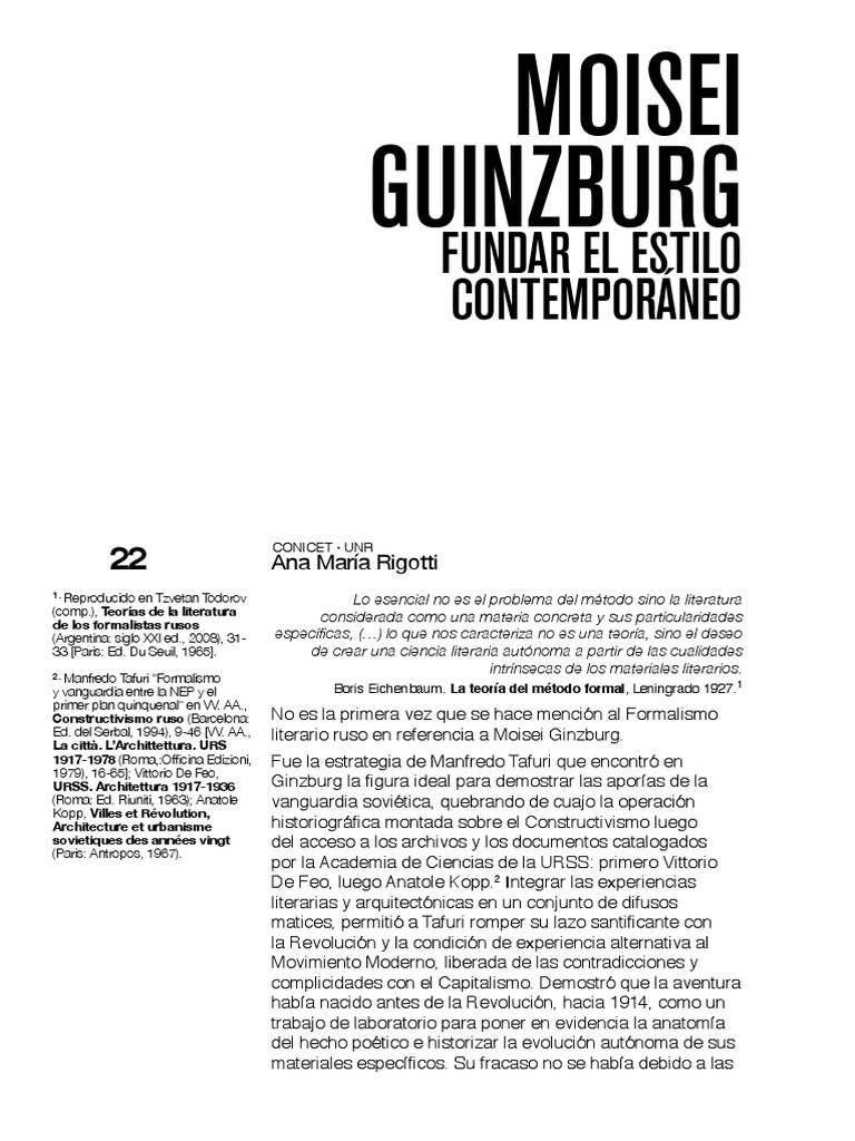 Fundar El Estilo Contemporáneo: Ana María Rigotti | PDF | Ritmo | Evolución