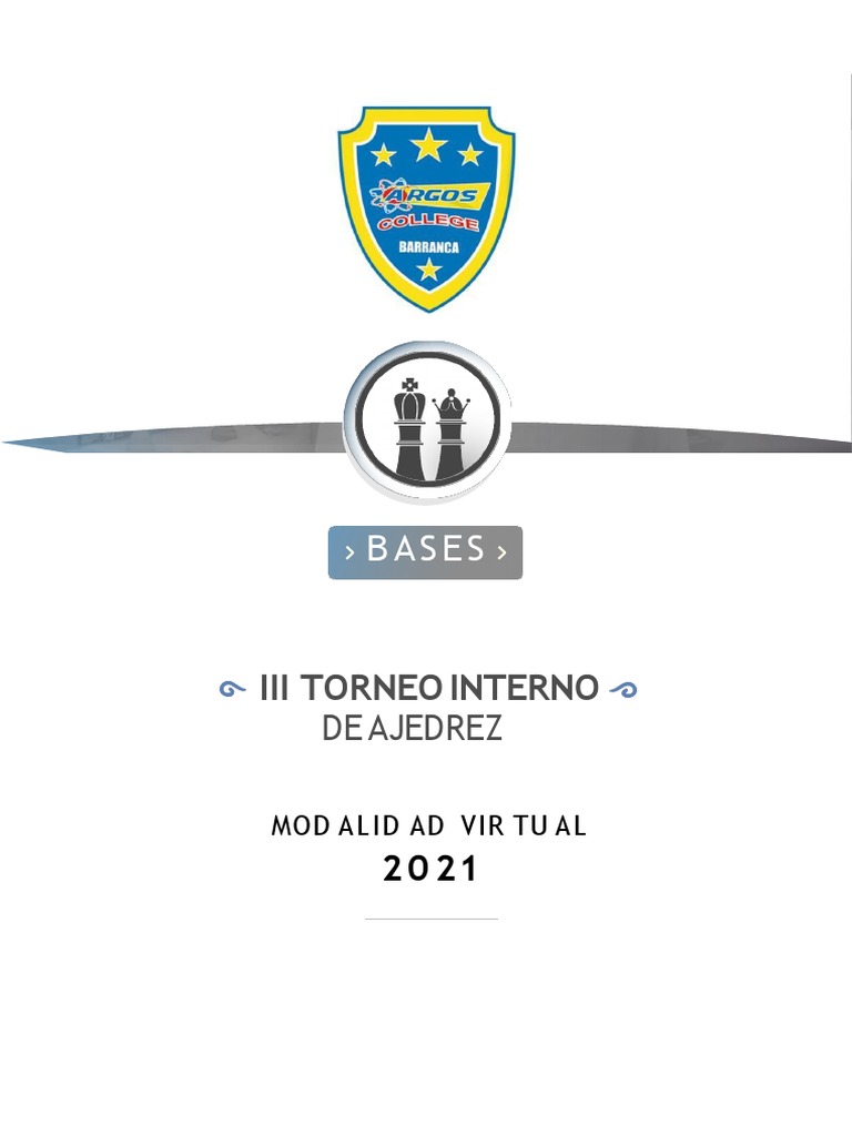 Bases Ajedrez Argos College 2021 | PDF | Ajedrez | Educación primaria