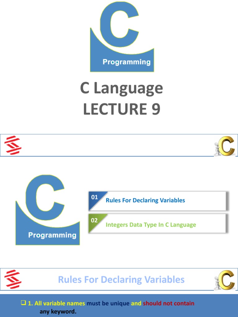 Lecture 9 Pdf Integer Computer Science Data Type