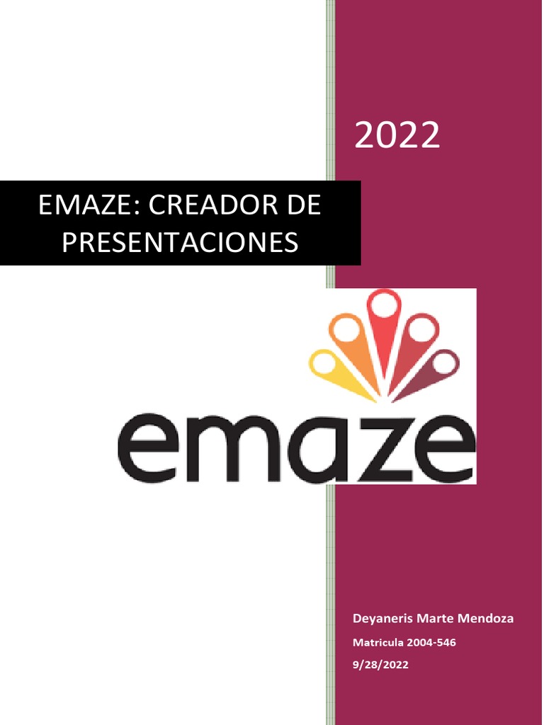 Manual de Emaze | PDF | Youtube | Software