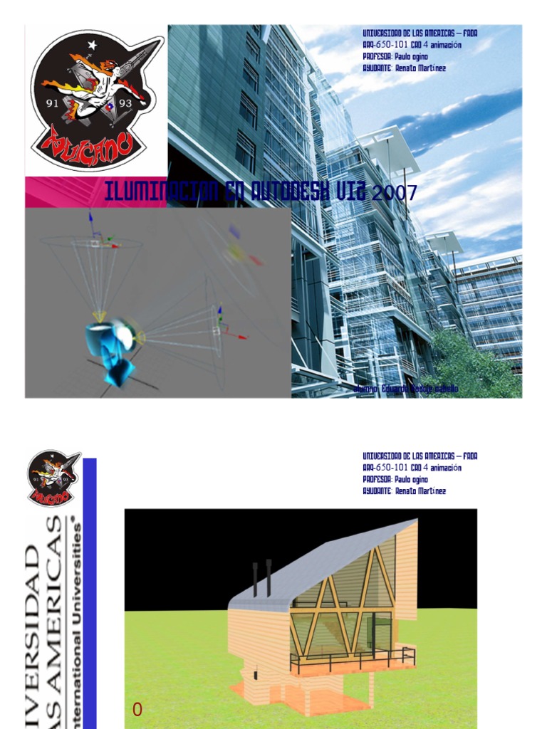 Tutorial de Iluminación en 3D VIZ | PDF | Ligero | Color