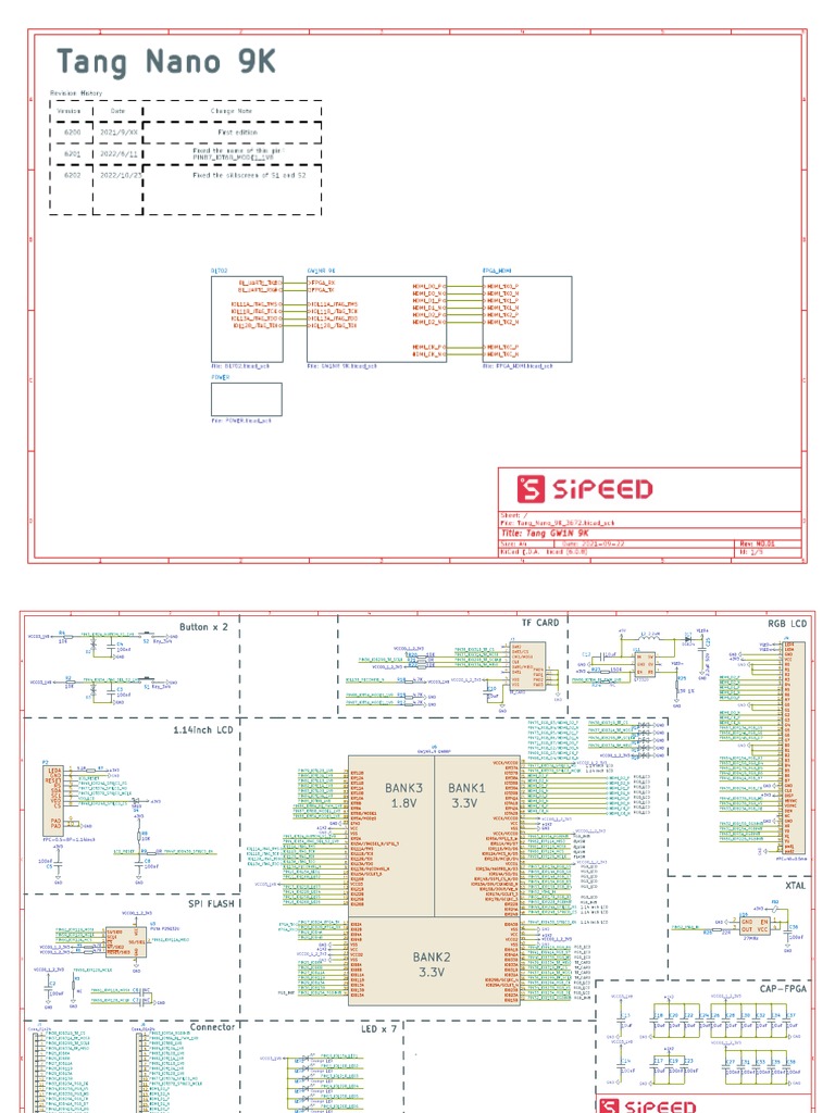 Tang Nano 9k 3672 Schematic | PDF | Chess