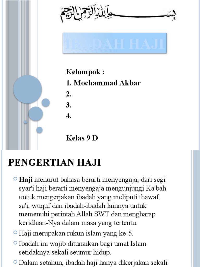 Panduan Lengkap Ibadah Haji | PDF