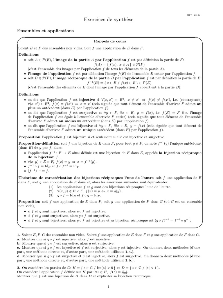 Syn These | PDF | Corps commutatif | Groupe (Mathématiques)