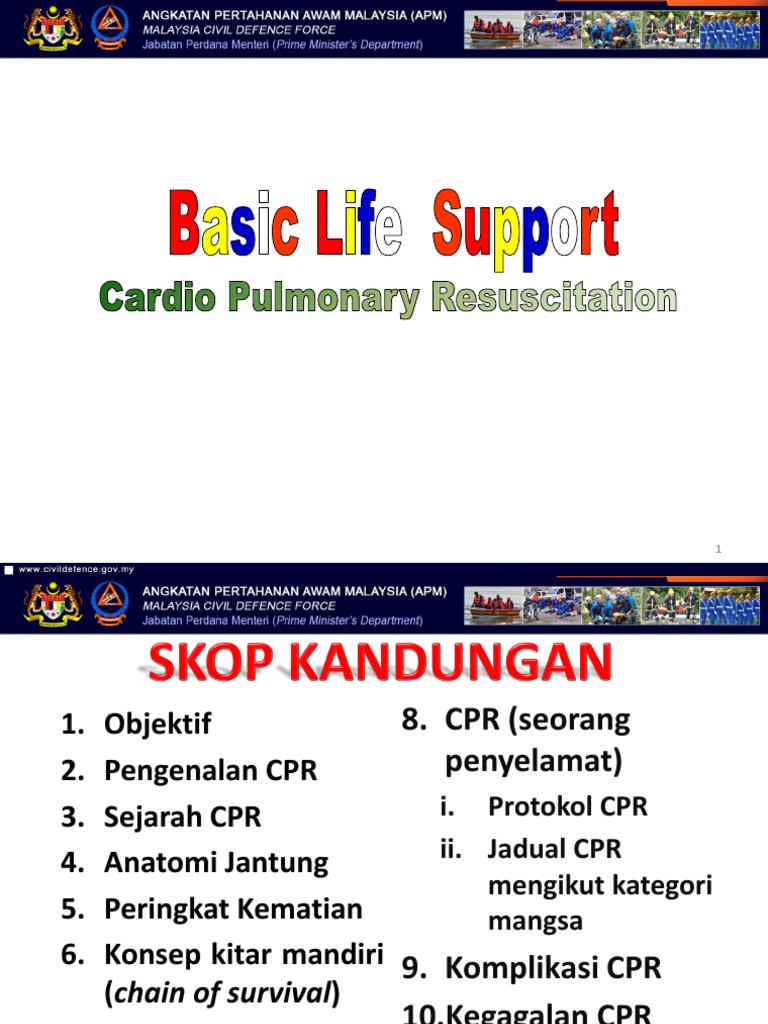 Slide Master Apm CPR N Aed | PDF | Electrocardiography ...