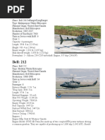 Tables of D-Values For Common Offshore Helicopter Types | PDF ...