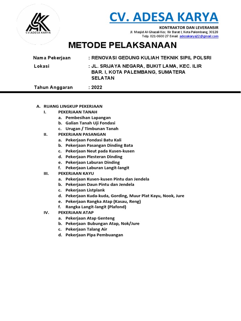 Surat Penawaran k.3 | PDF