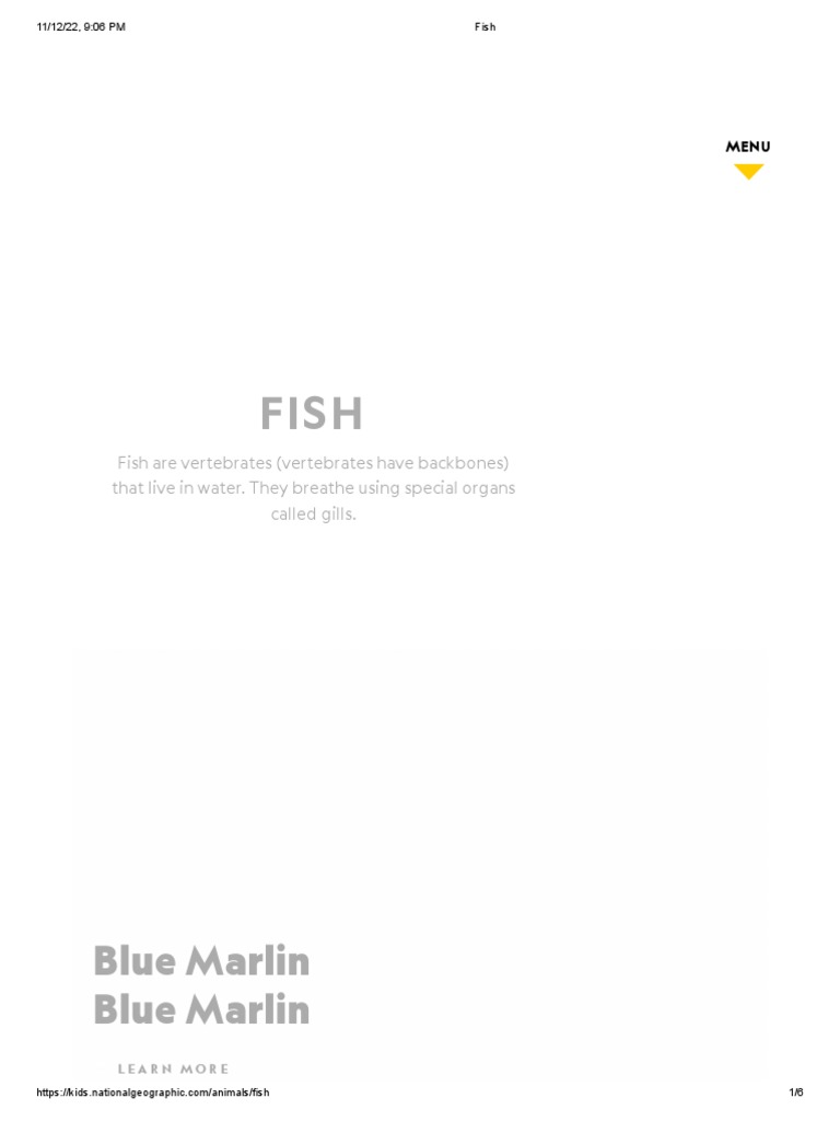 Fish | PDF | Fish | Aquatic Animals