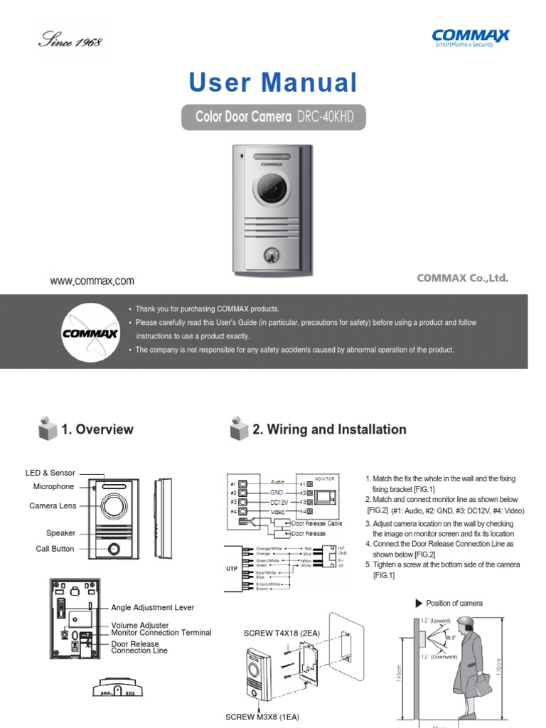 DRC 40KHD (En) | PDF | Camera | Computer Monitor