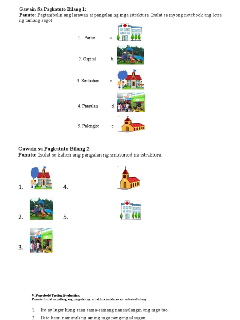 Gawain Sa Pagkatuto Bilang 1 | PDF