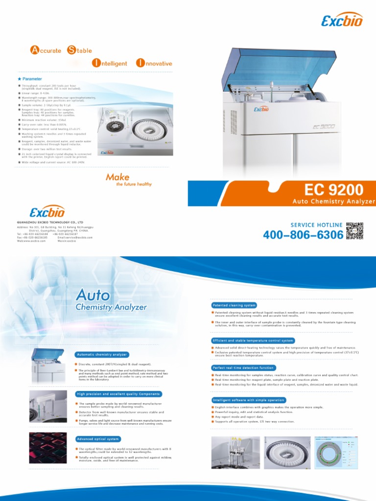 Excbio Biochemistry Ec9200 | PDF