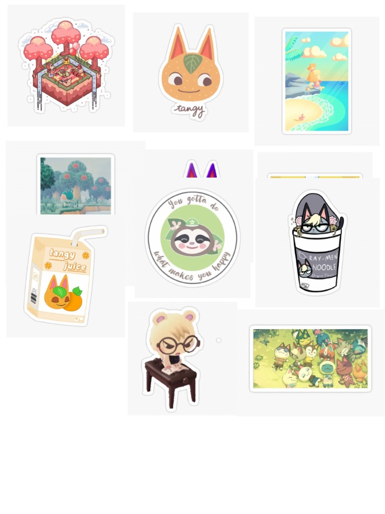 Stickers Animal Crossing | PDF
