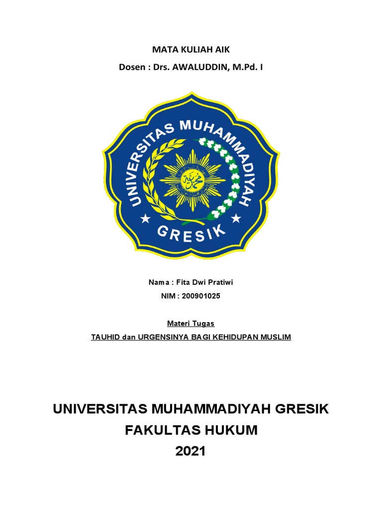 Mata Kuliah Aik | PDF