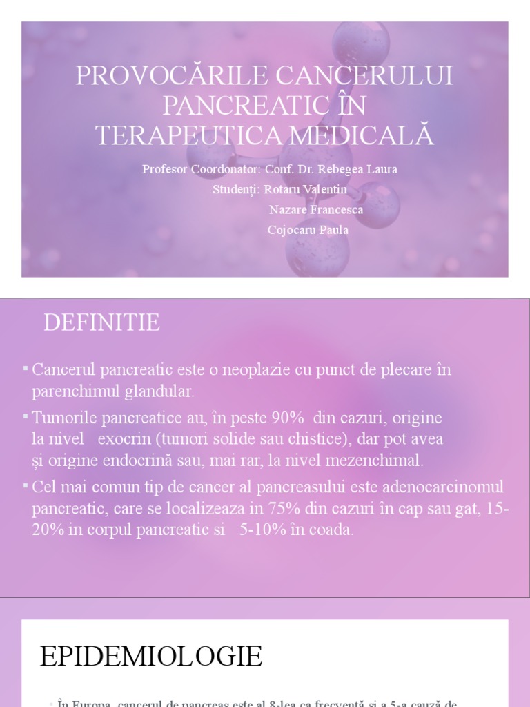 Cancerul Pancreatic (1) Final | PDF