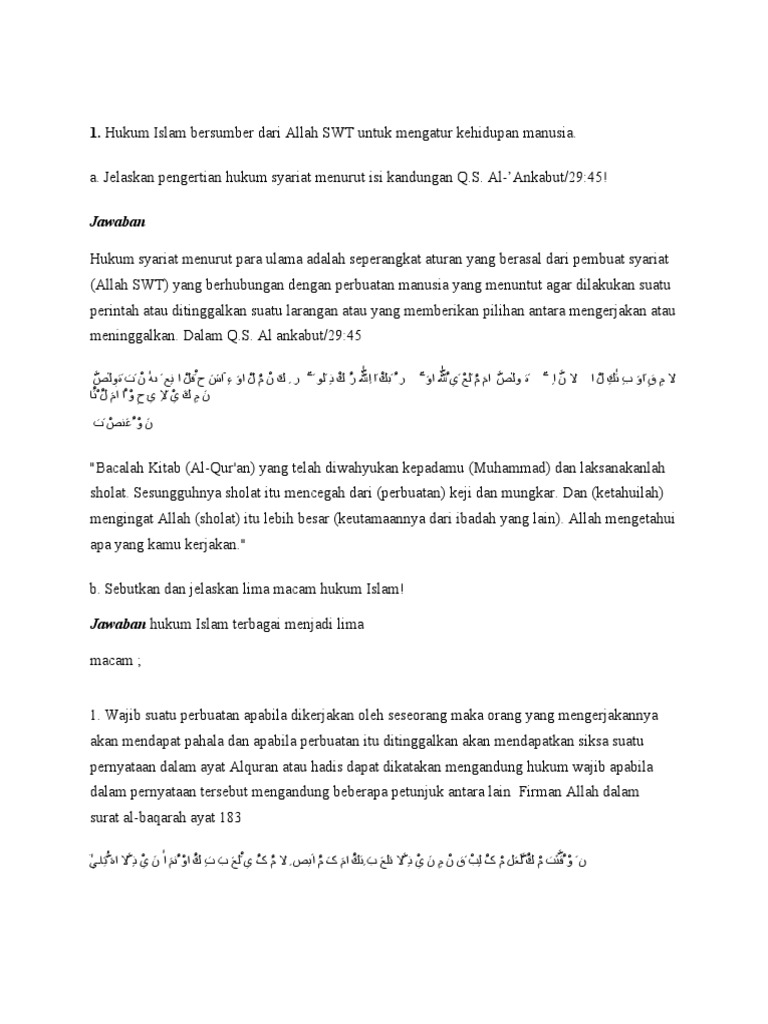 Tugas 2 Pendidikan Agama Islam | PDF