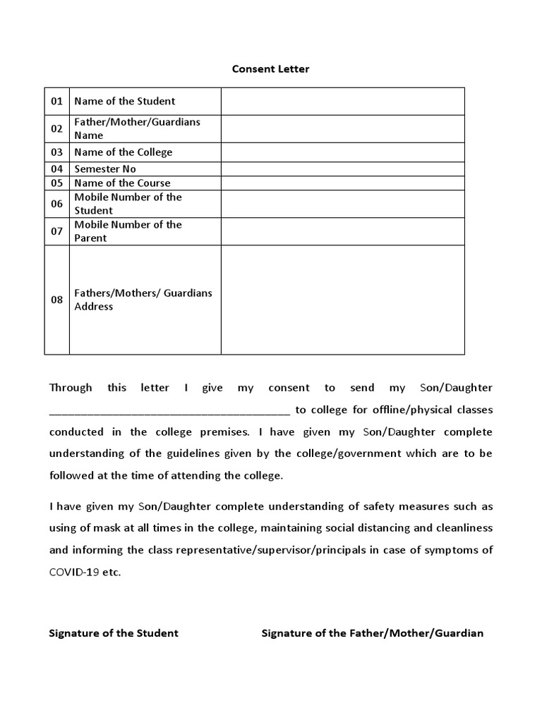 Consent English | PDF