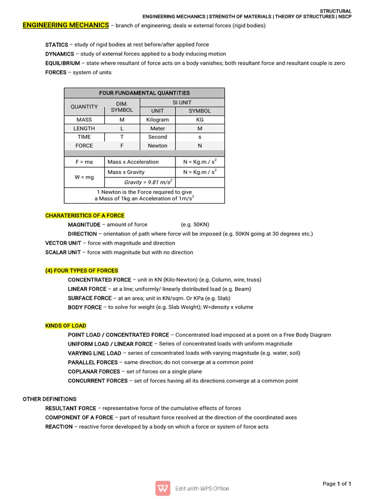 10 STRUCTURAL Summary 12-23-211 | PDF | Deformation (Engineering) | Concrete