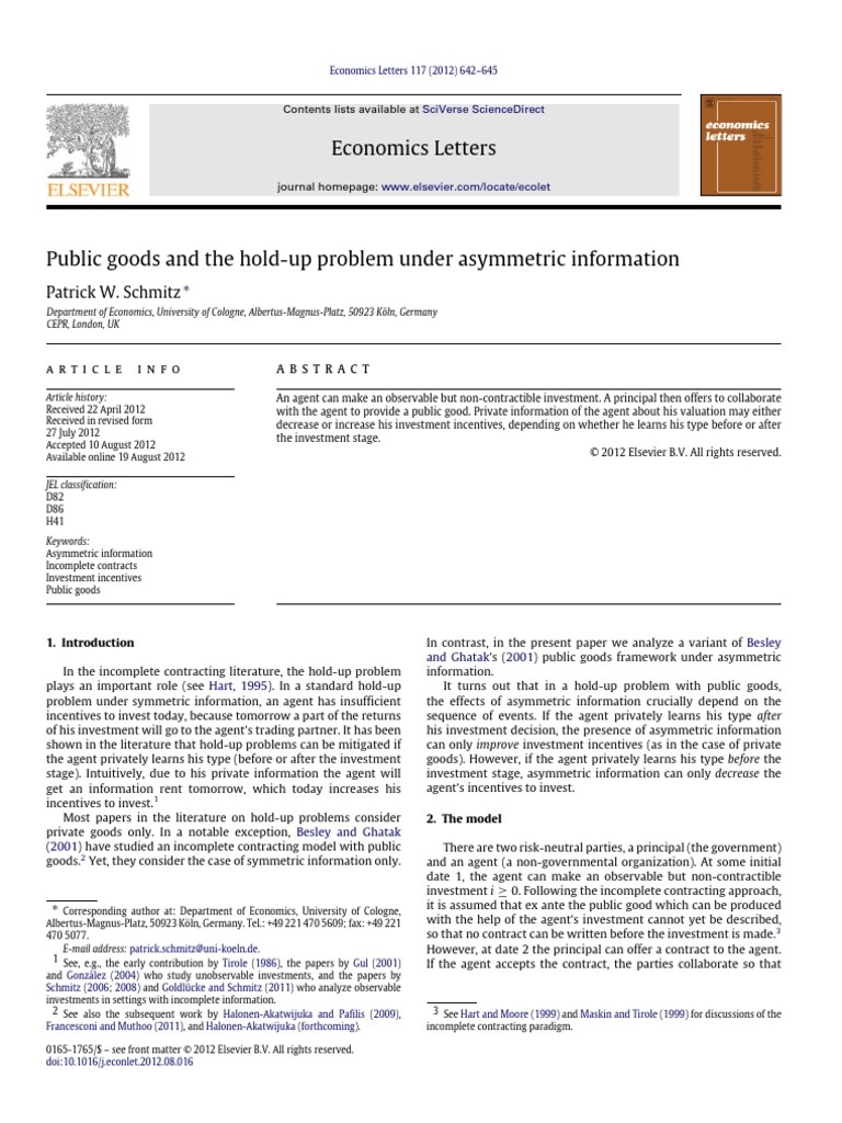schmitz-public-goods-and-the-hold-up-problem-under-asymmetric