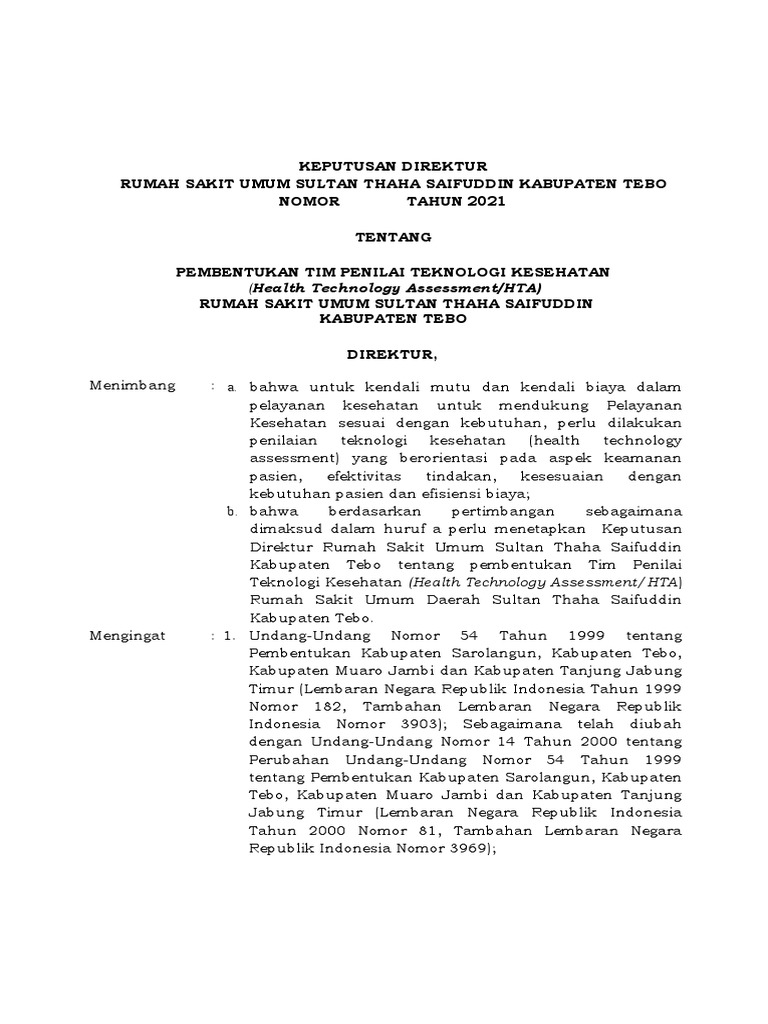 2022 Tim HTA-draft | PDF