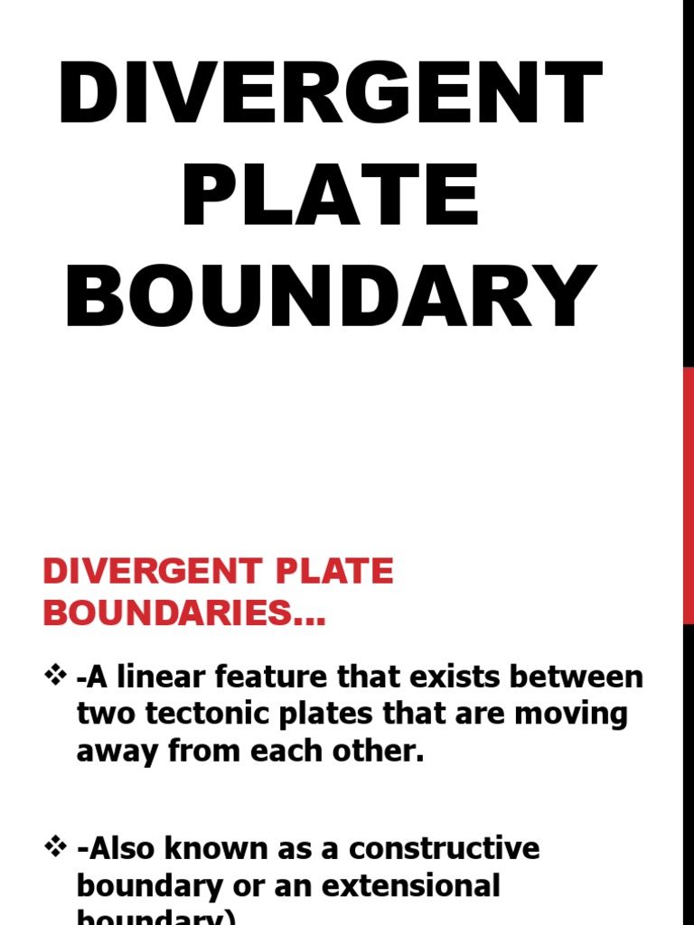 Types of Divergent Plate Boundaries | PDF | Plate Tectonics | Rift