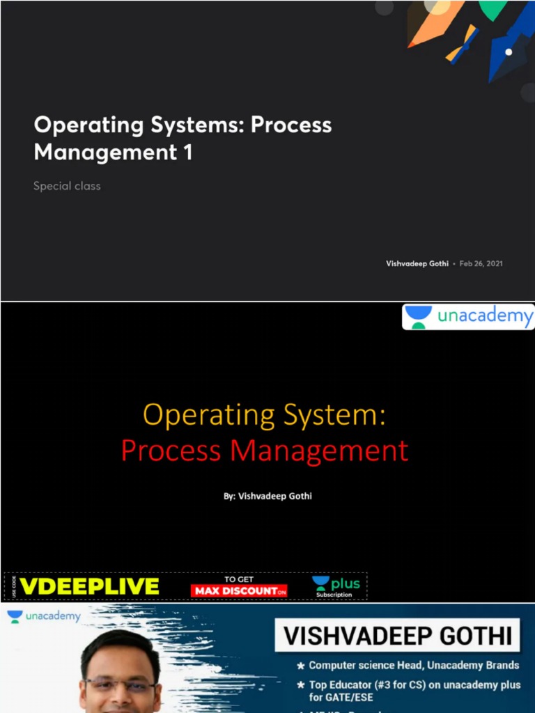 Operating Systems Process Management 1 With Anno Pdf 