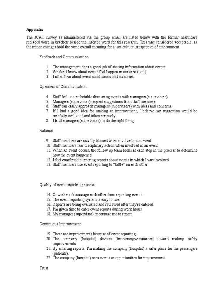 Just Culture Assessment in Healthcare | PDF | Hospital | Health Care