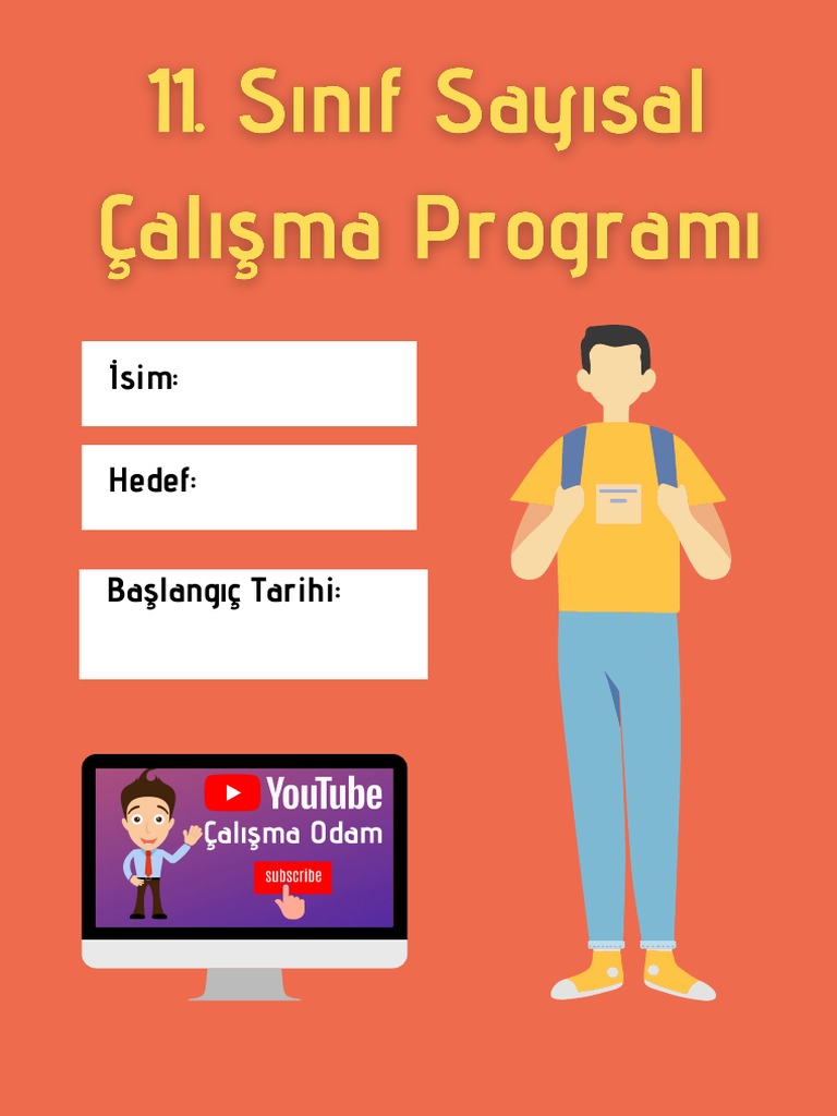 11.sinif Sayisal Ders Calisma Programi | PDF