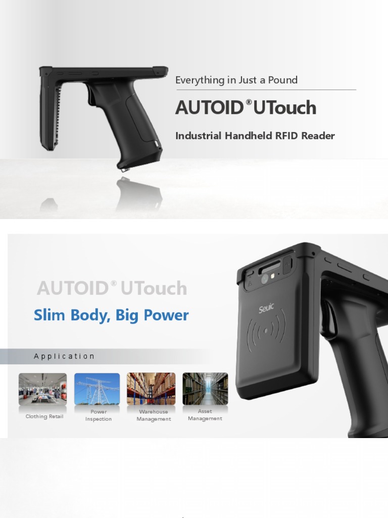 AUTOID UTouch Product Introduction-2020-V1.0 | PDF | Radio Frequency Identification | Computer ...
