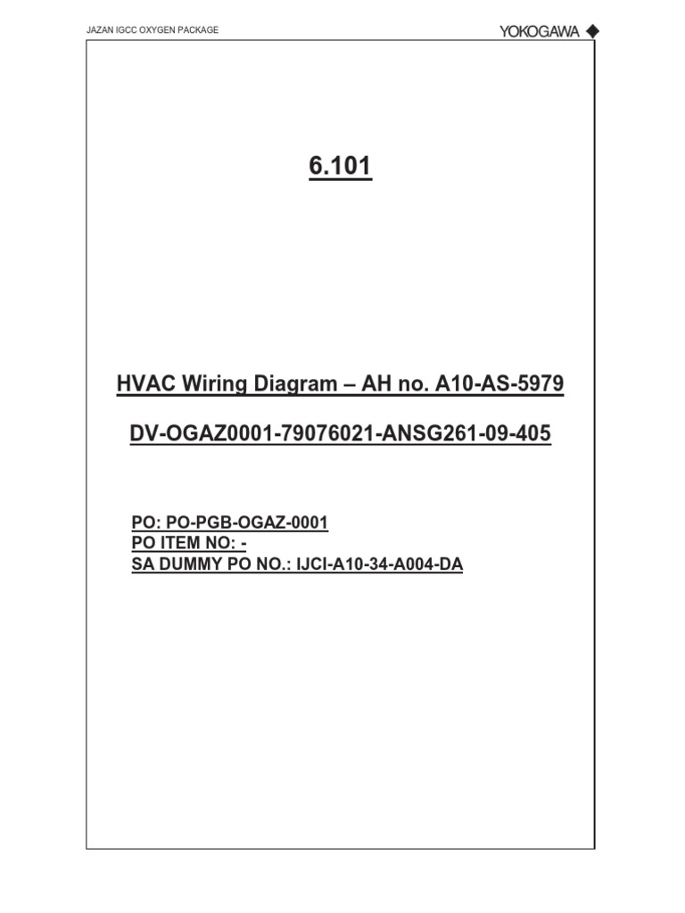 HVAC Wiring Drawing | Download Free PDF | Switch | Relay