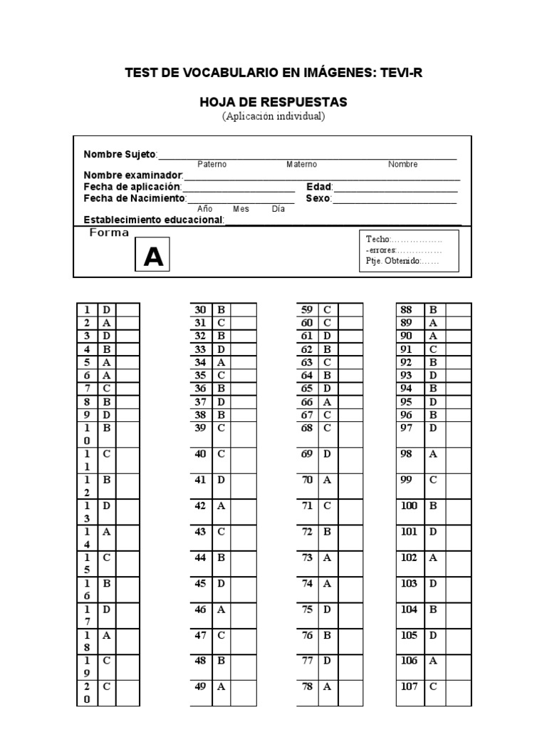 Protocolo Tevi TEVI-R | PDF