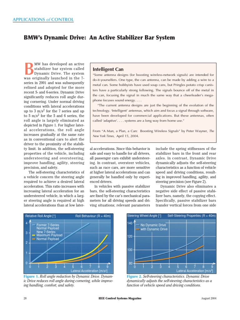 BMW's Dynamic Drive | Suspension (Vehicle) | Steering