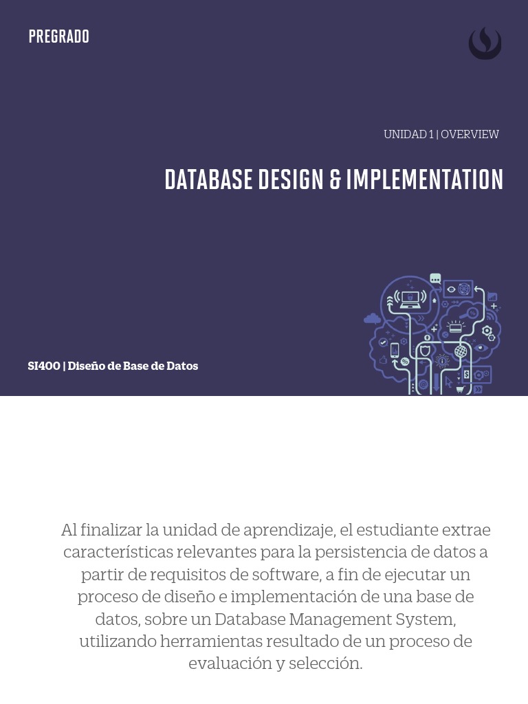 Upc Pre Si400 Database Design&Implementation v1 | PDF | Bases de datos | Modelo conceptual